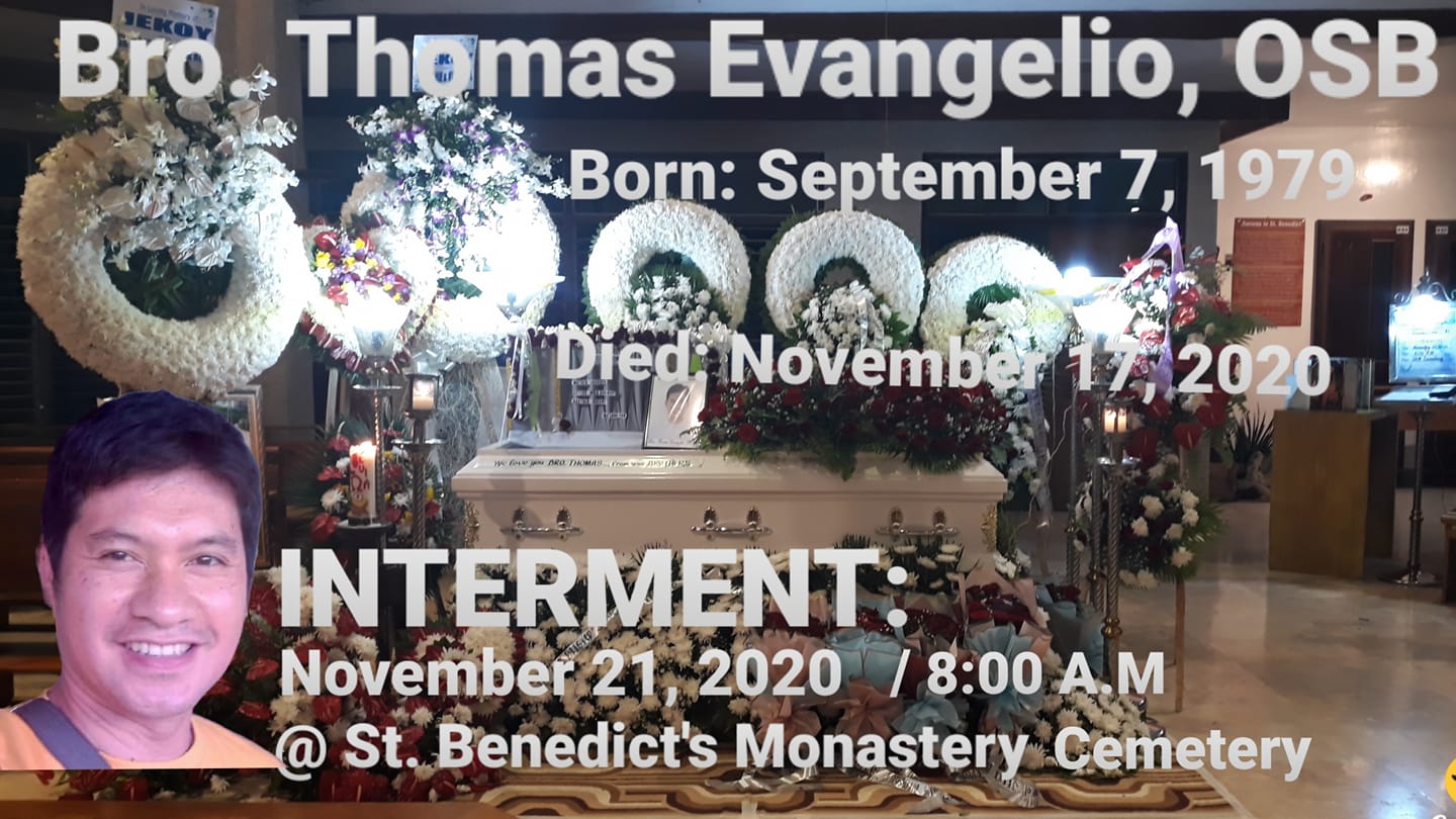 Brother Thomas A. Evangelio OSB – OSB DOT ORG